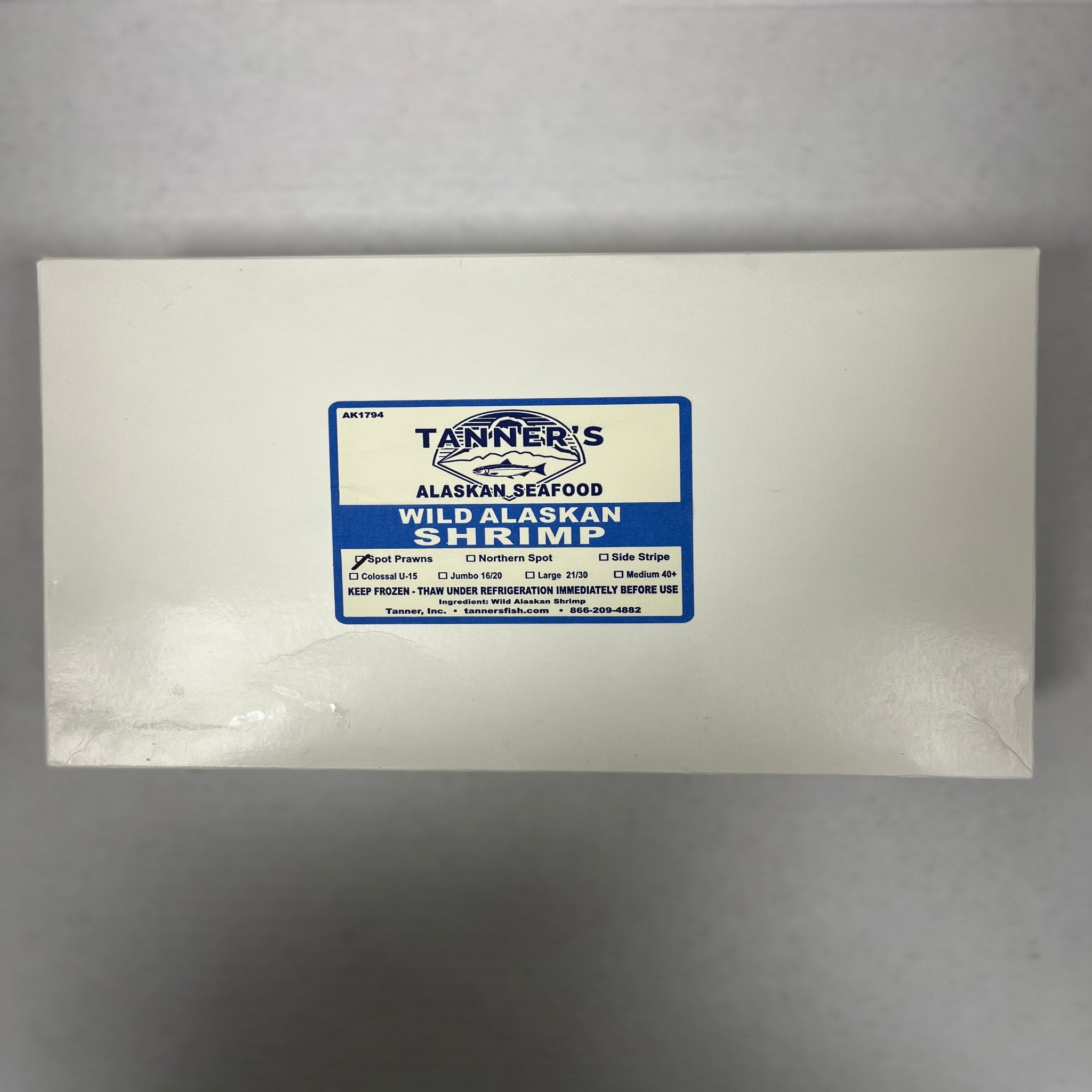 Alaskan "Boat Run" Spot Shrimp 3# (Colossal/Jumbo/Large/Medium) - Tanner's Alaskan Seafood