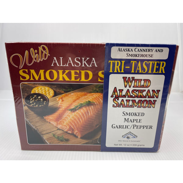 Alaskan Smoked Salmon Variety 3 Pack Free Shipping - Tanner's Alaskan ...